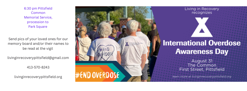 Pittsfield: IOAD Memorial and Vigil | Support After a Death by Overdose